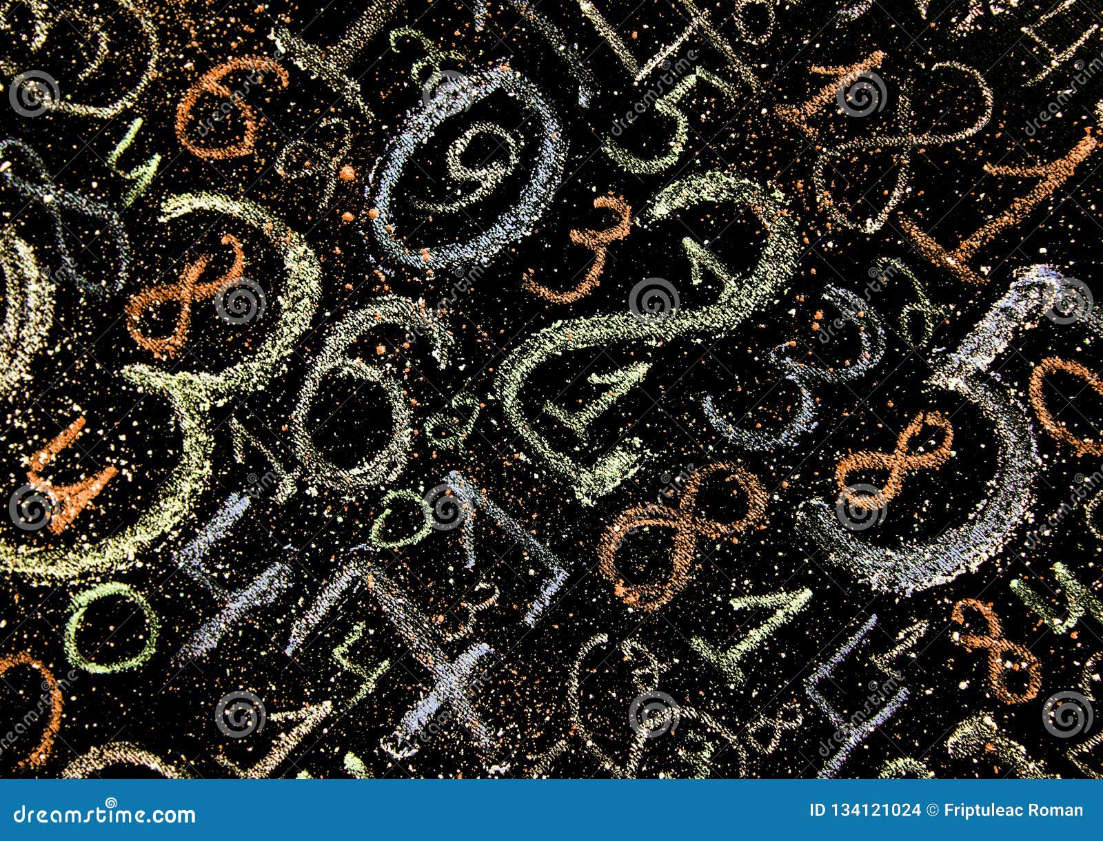 Mathematics Concept With Circle Icon For Website Template Or Landing ...