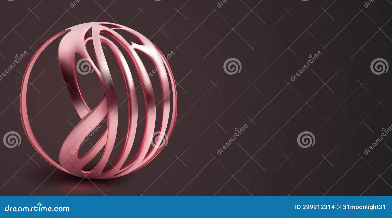 Background with a Object in the Form of Interlaced Thin Plates Stock ...