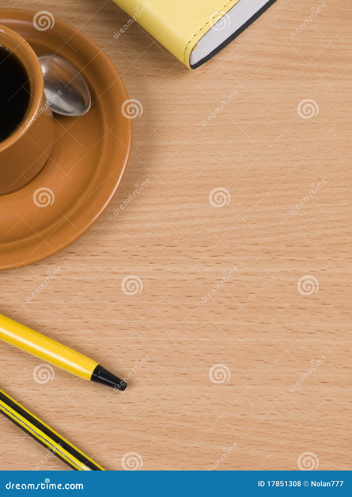 Background with Office Tools Stock Photo - Image of blidtse, organizer ...