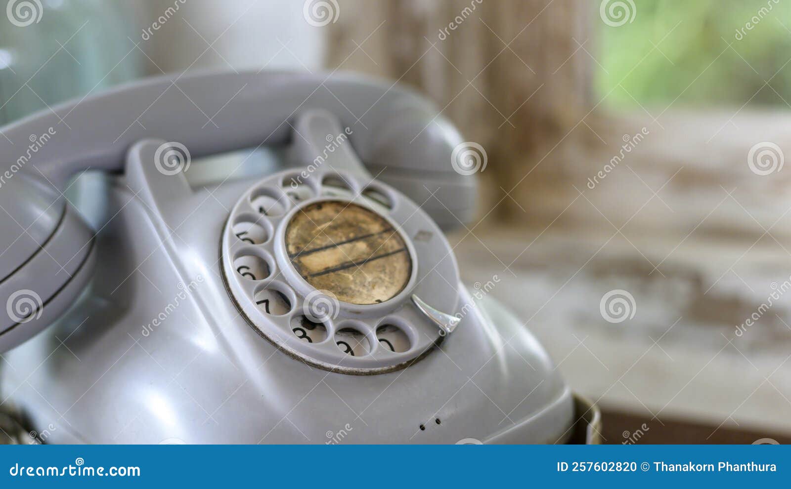 Background of Old Antique Vintage Telephone Stock Photo - Image of ...