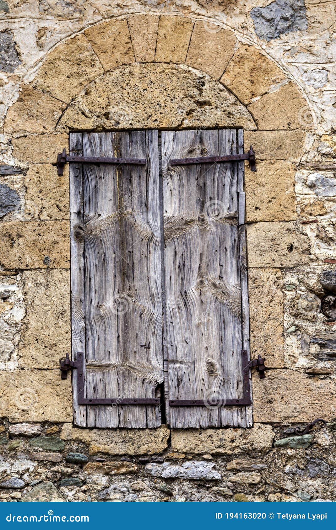 The Background Old Beige Wall with Retro Window Stock Photo - Image of ...