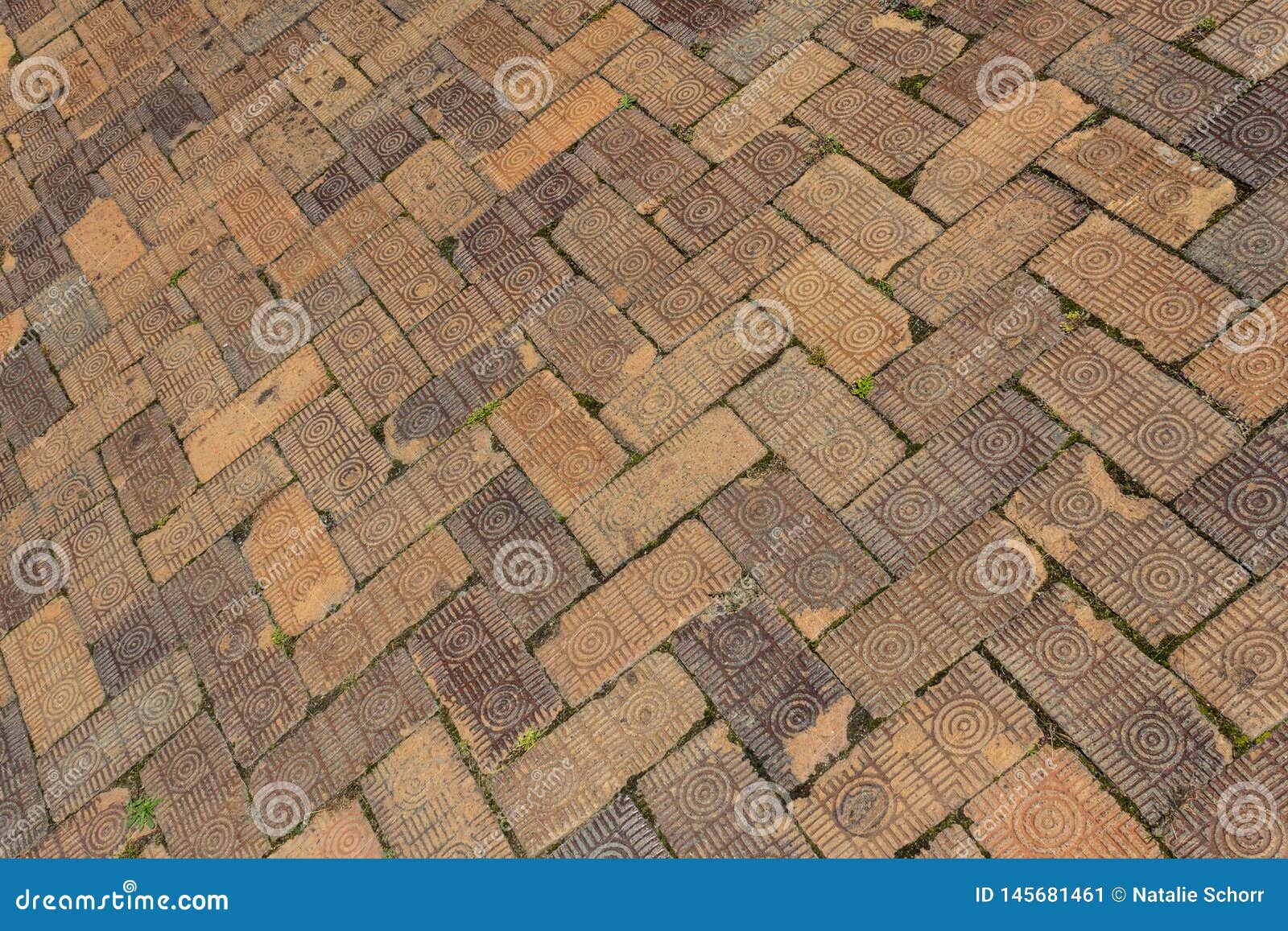 Herringbone Brick Pattern Layout