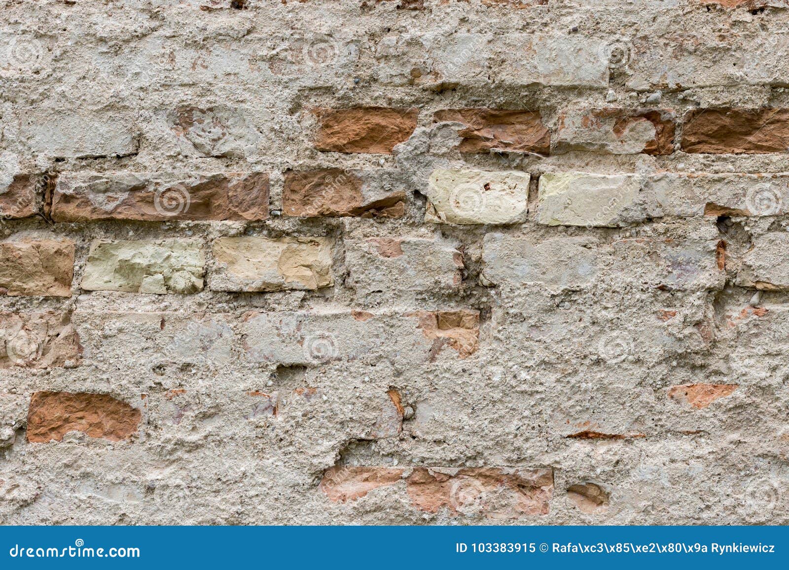 Background of Old Brick Wall Pattern Texture. Stock Image - Image of ...