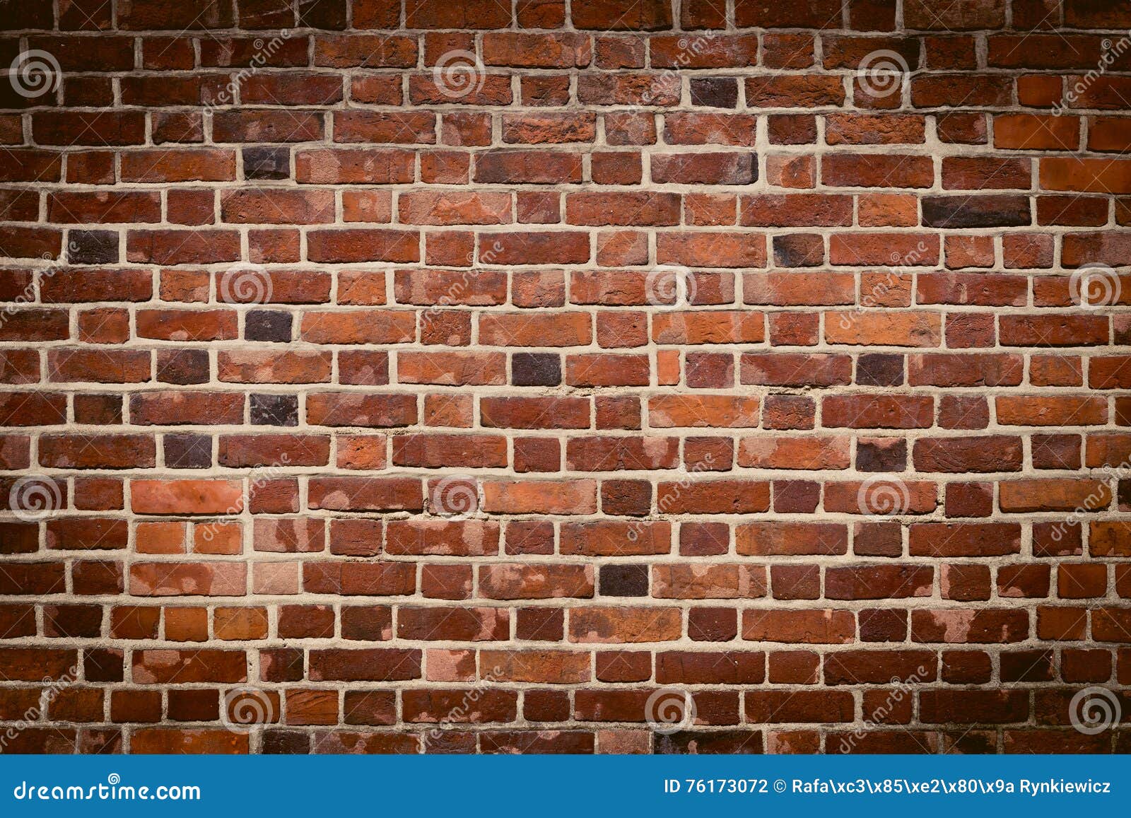 Background of Old Brick Wall Pattern Texture. Stock Photo - Image of ...
