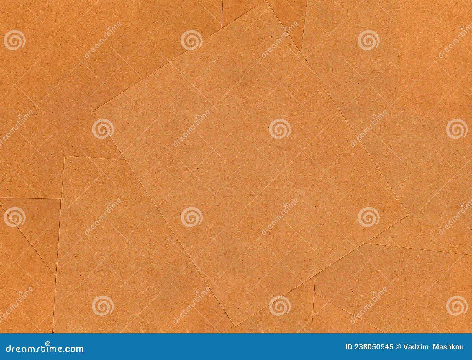 Background from Old Brown Paper. Square Sheets of Kraft Paper Stock ...