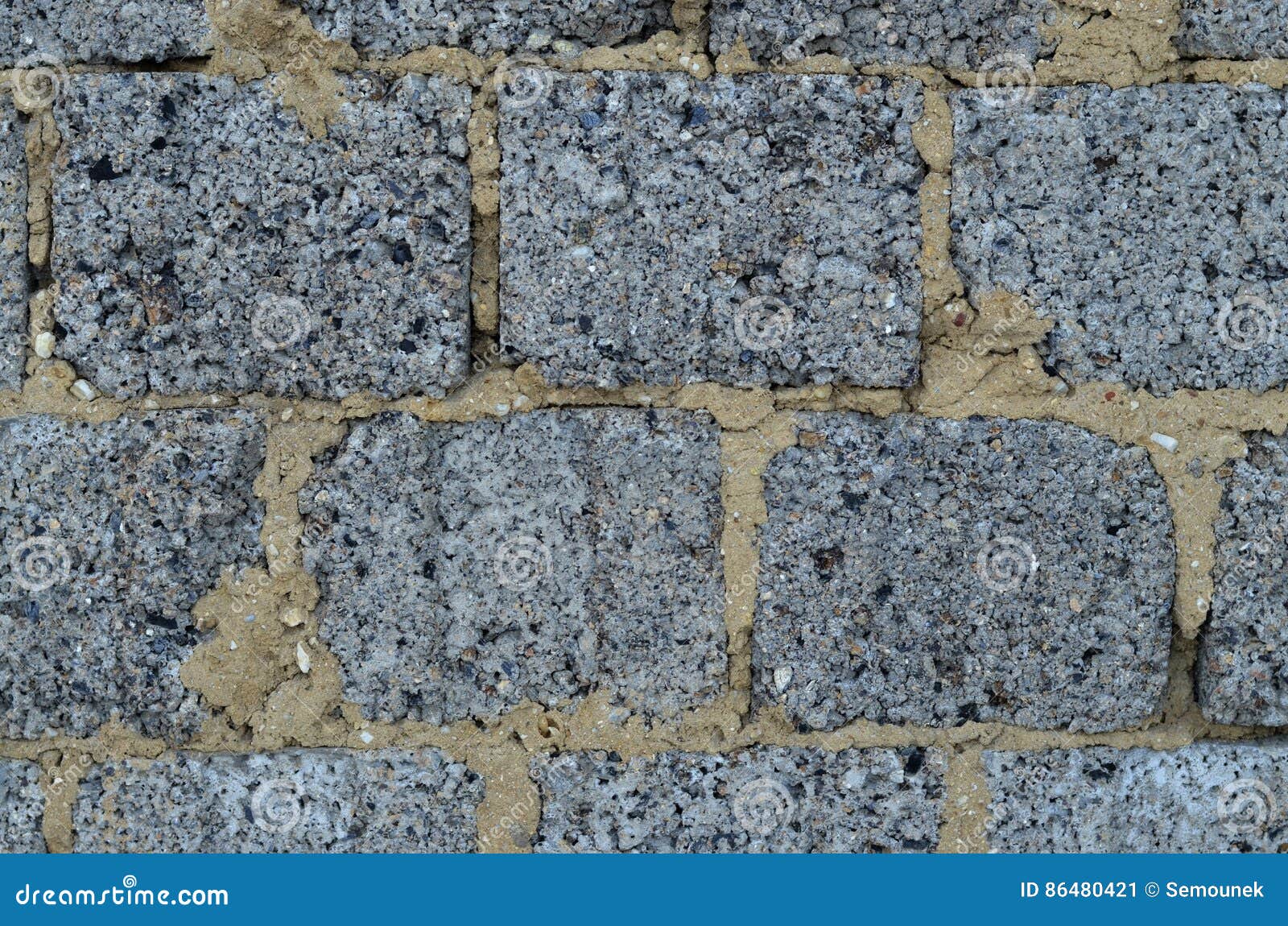 Background from Old Cinder-block Stock Image - Image of damage, floor ...