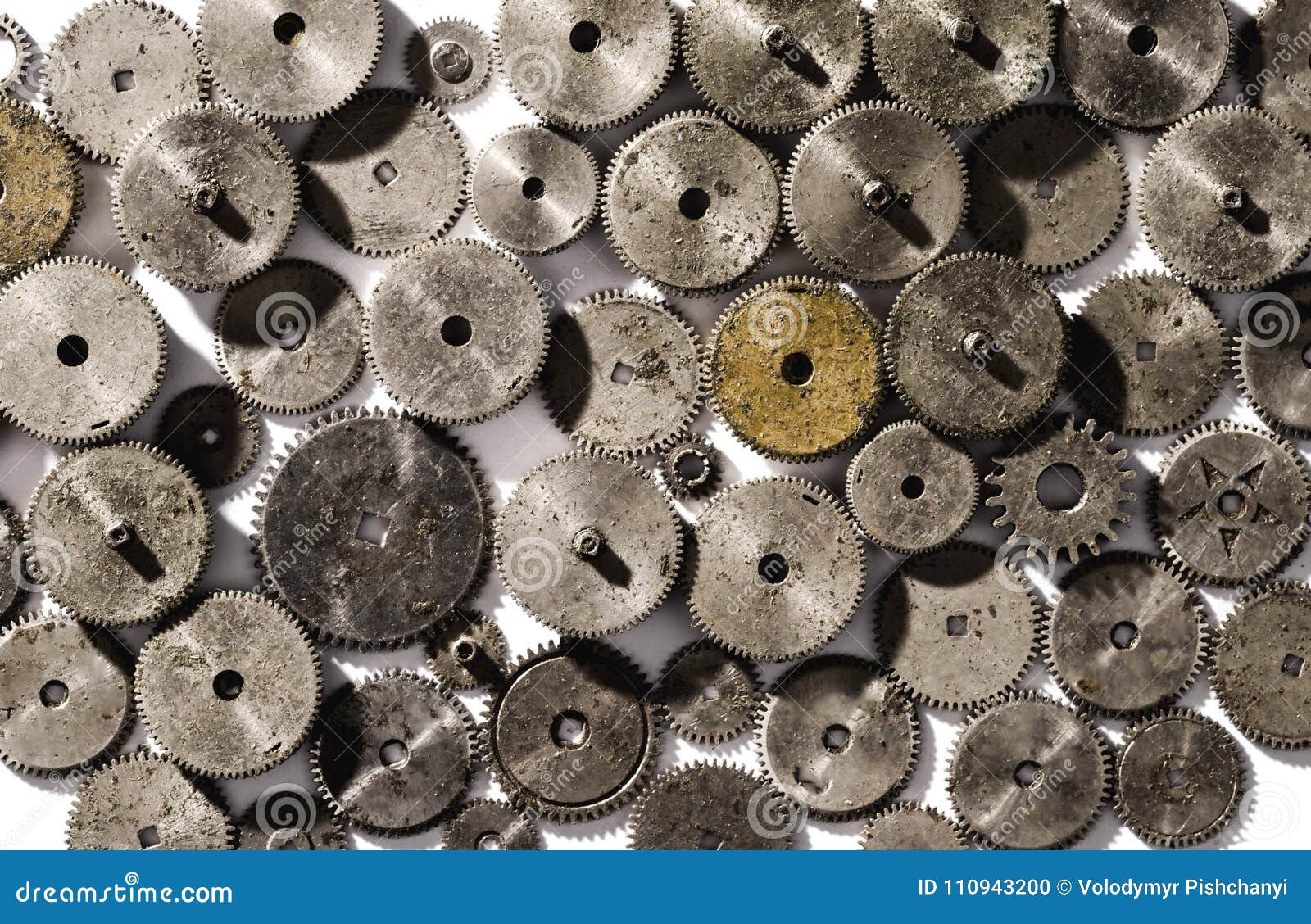 Background of Old Clock Gears Stock Photo - Image of mechanical ...