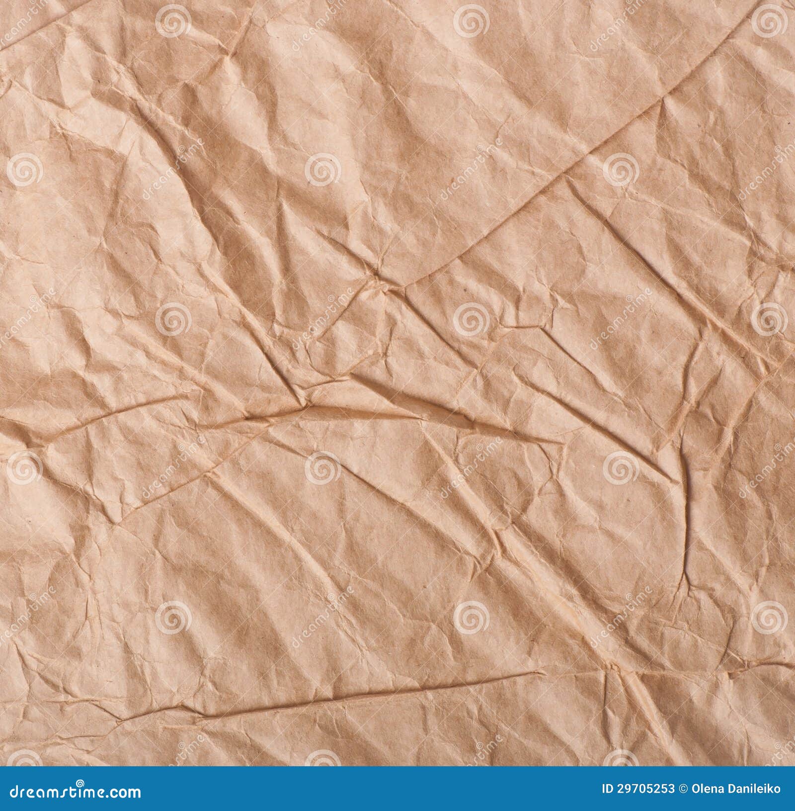 Old crumpled paper stock image. Image of damaged, note - 29705253