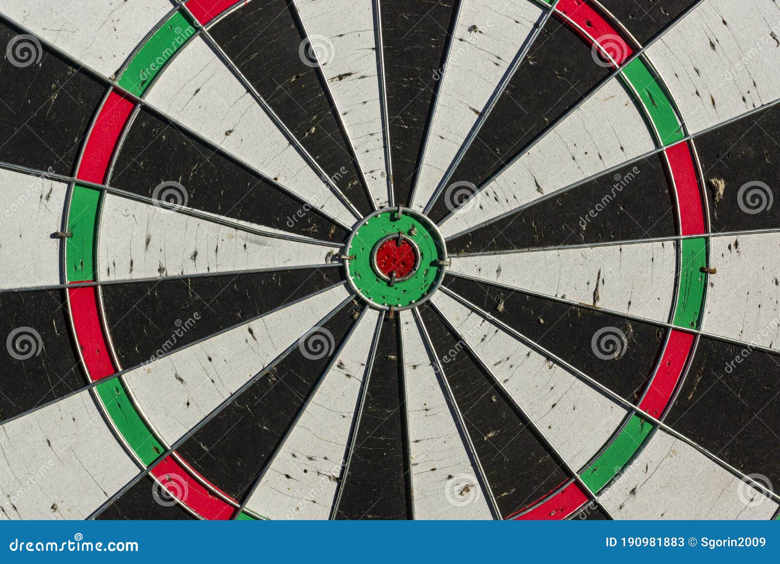 Background of Old Dart Board with Many Holes Stock Image - Image of ...