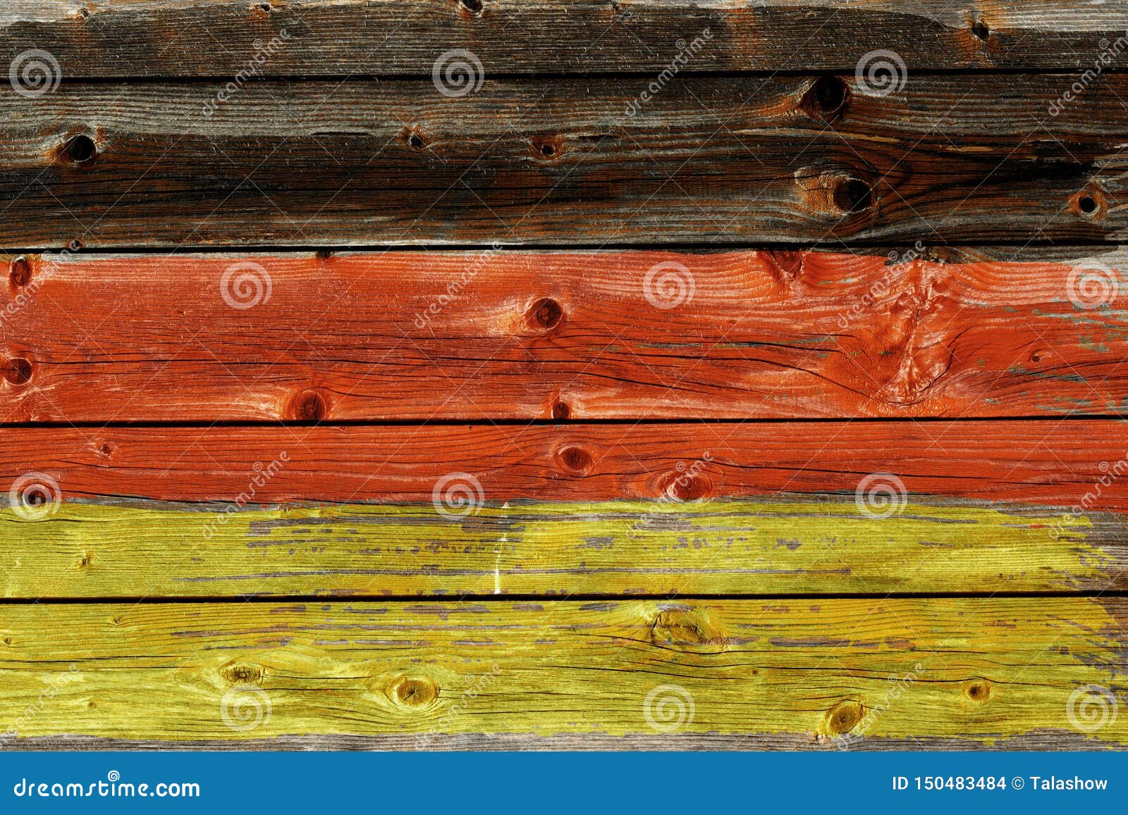 Background from Old German Flag in Grunge Style Stock Photo - Image of ...