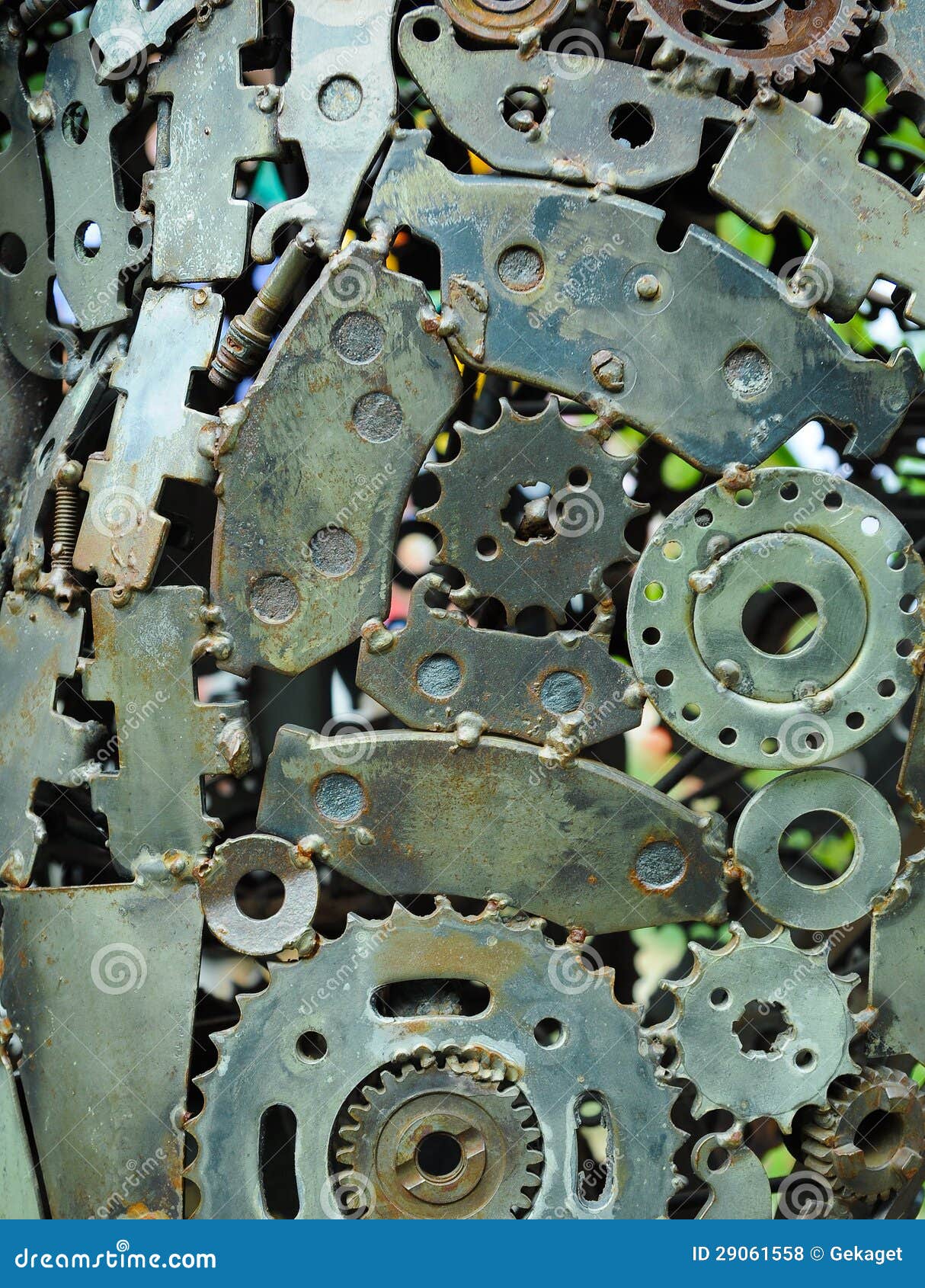 Background of Old Machine Parts Stock Photo - Image of machinery ...