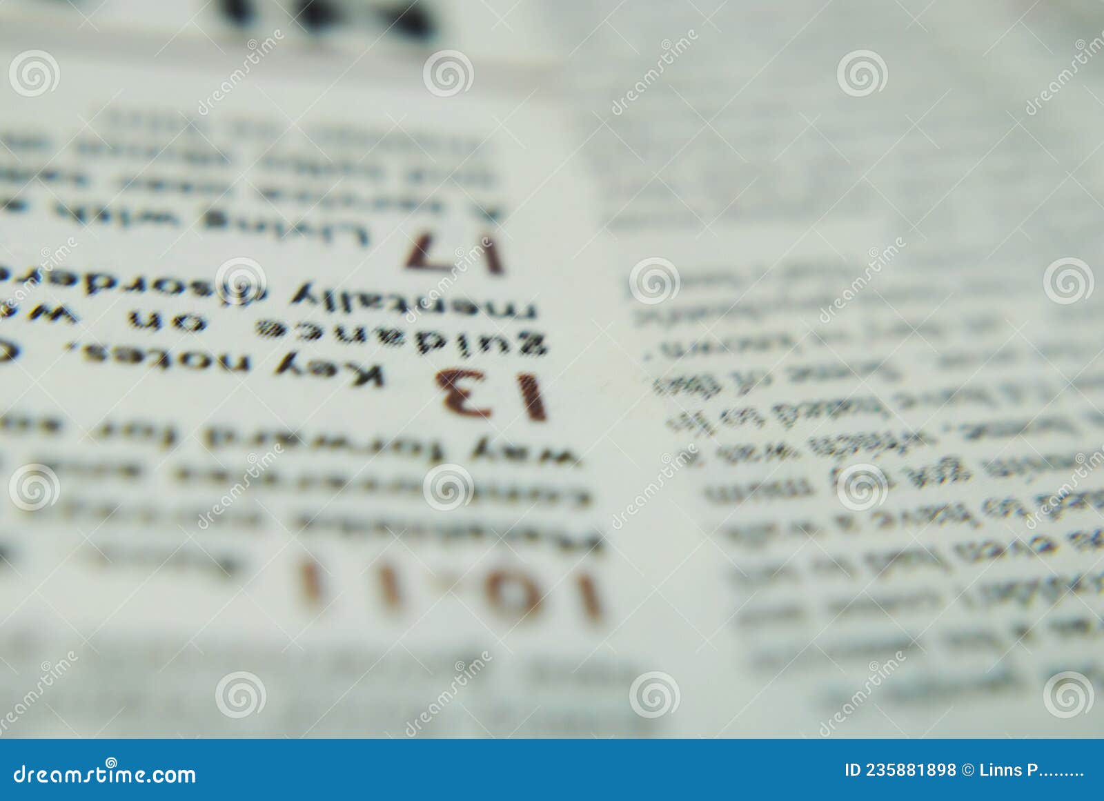 Background from Old Newspapers the Text is Not Readable Editorial Stock ...