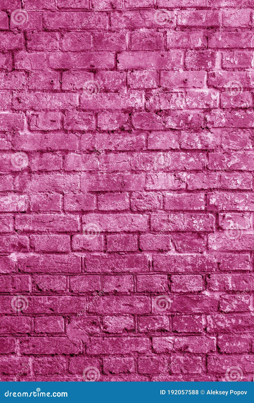 The Background of the Old Pink Brick Wall Stock Photo - Image of ...