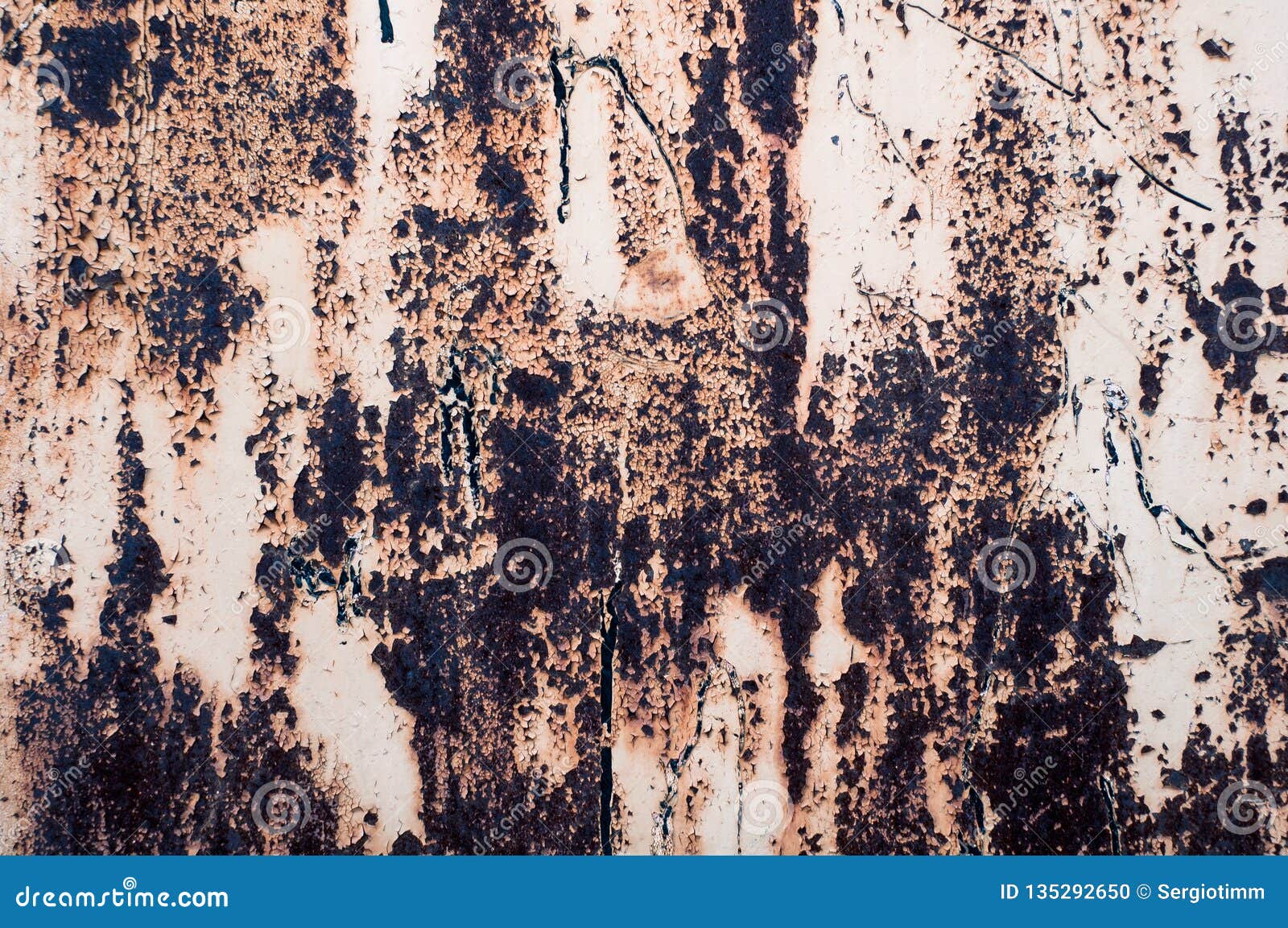 Background from Old Rusty Damaged Metal Texture. Stock Photo - Image of ...