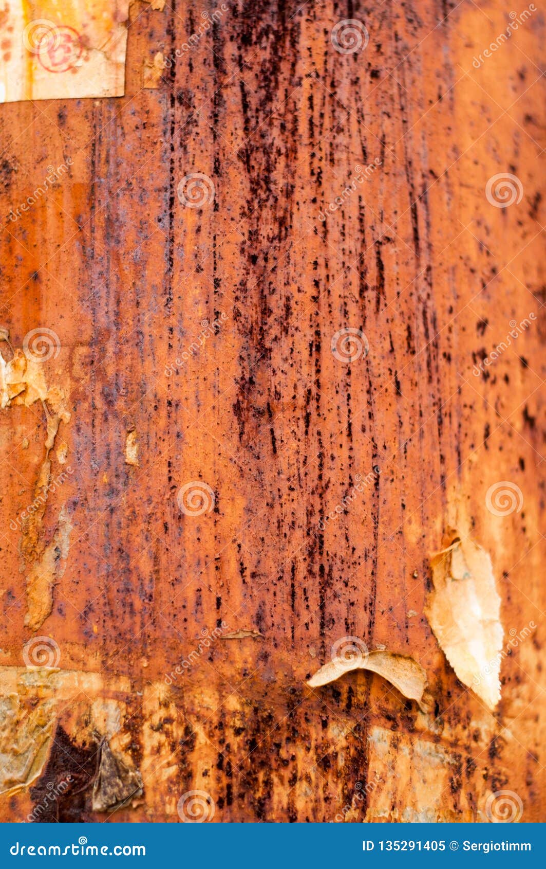 Background from Old Rusty Damaged Metal Texture. Stock Image - Image of ...