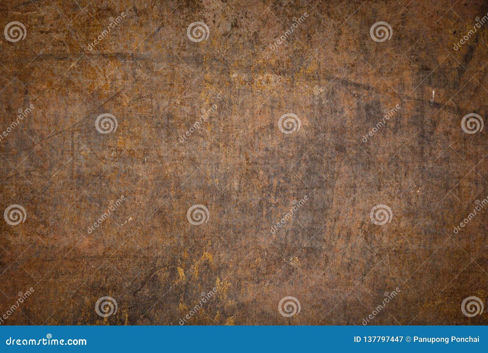 Background of Old Rusty Iron Plate or Rusty Metal Surface. Stock Image ...