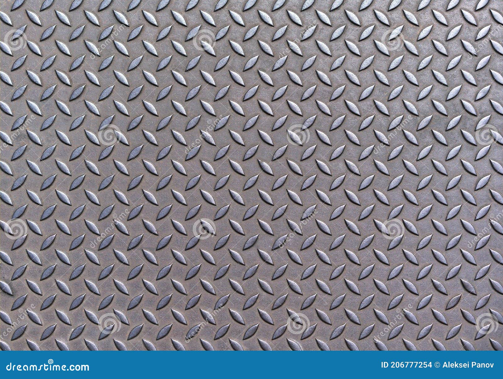 Background of Old Rusty Metal Diamond Plate Stock Photo - Image of ...