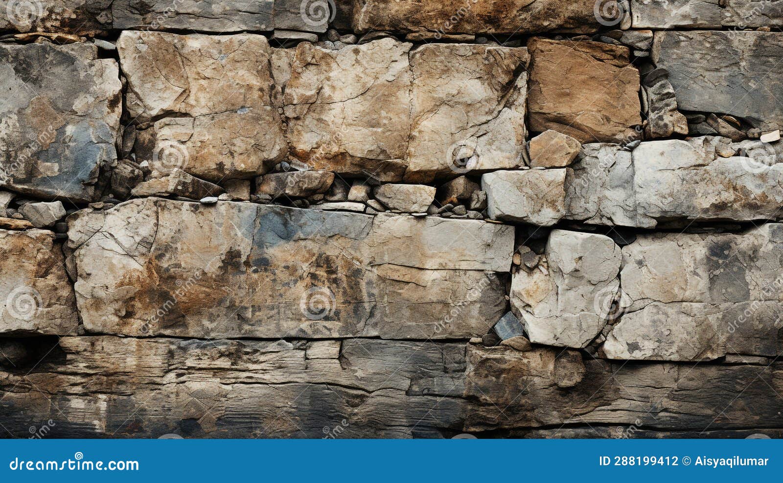 Background of Stone Wall Texture or Rock Wall Pattern for Design and ...