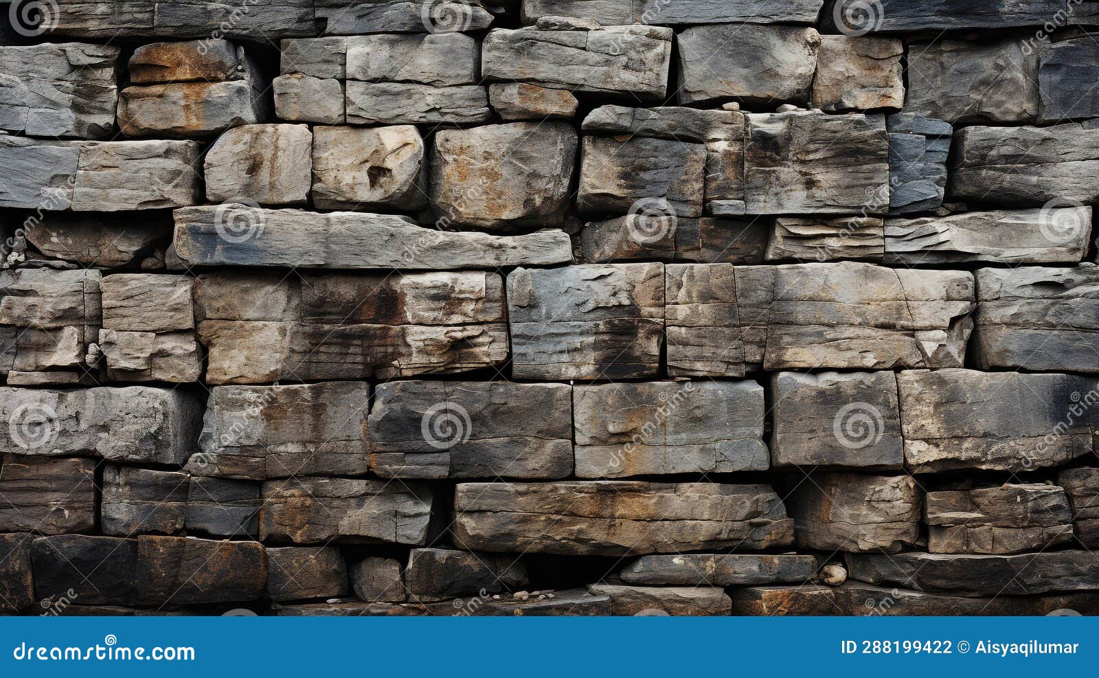 Background of Stone Wall Texture or Rock Wall Pattern for Design and ...