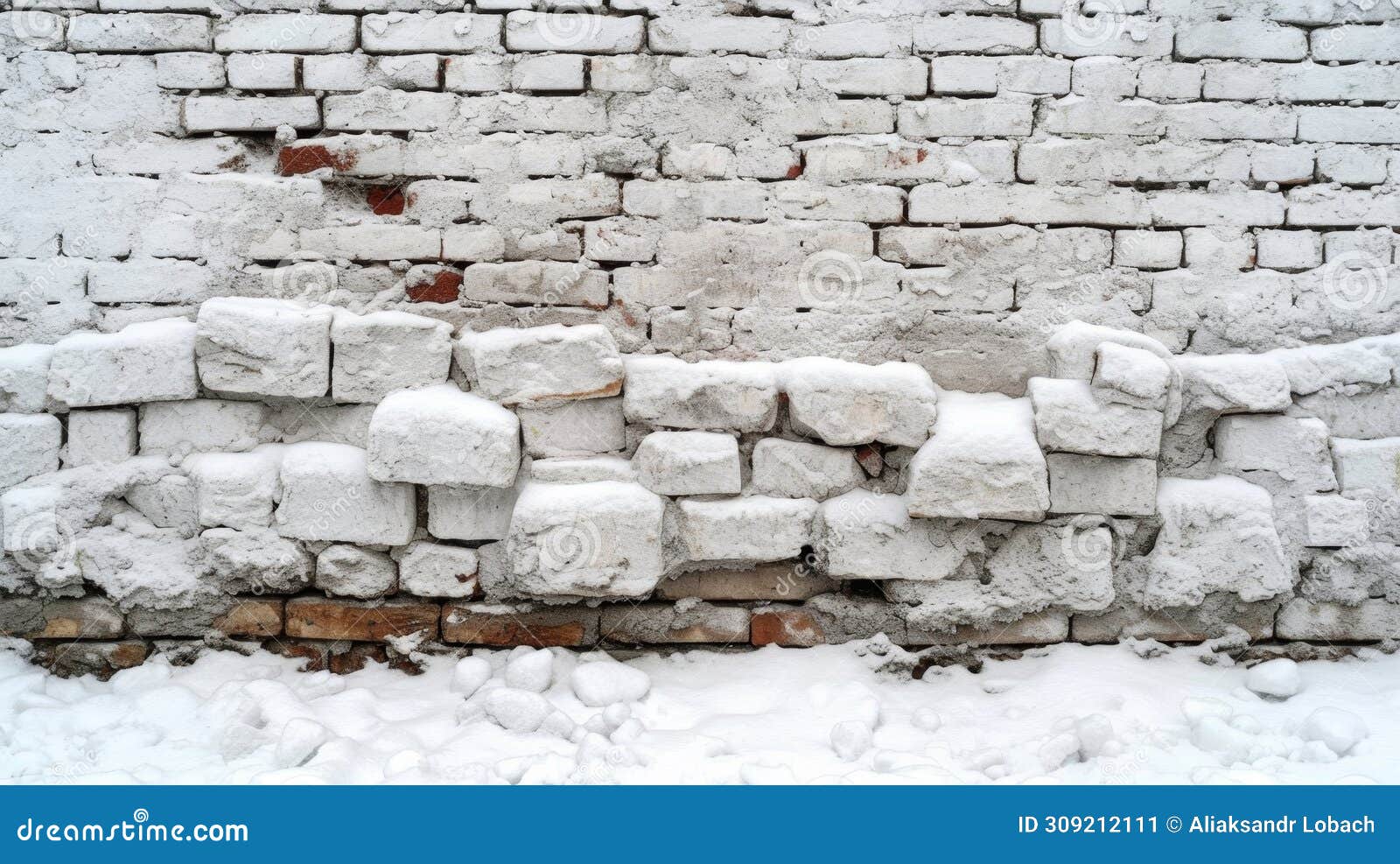 The Background of an Old Vintage White Brick Wall. Texture Stock Image ...