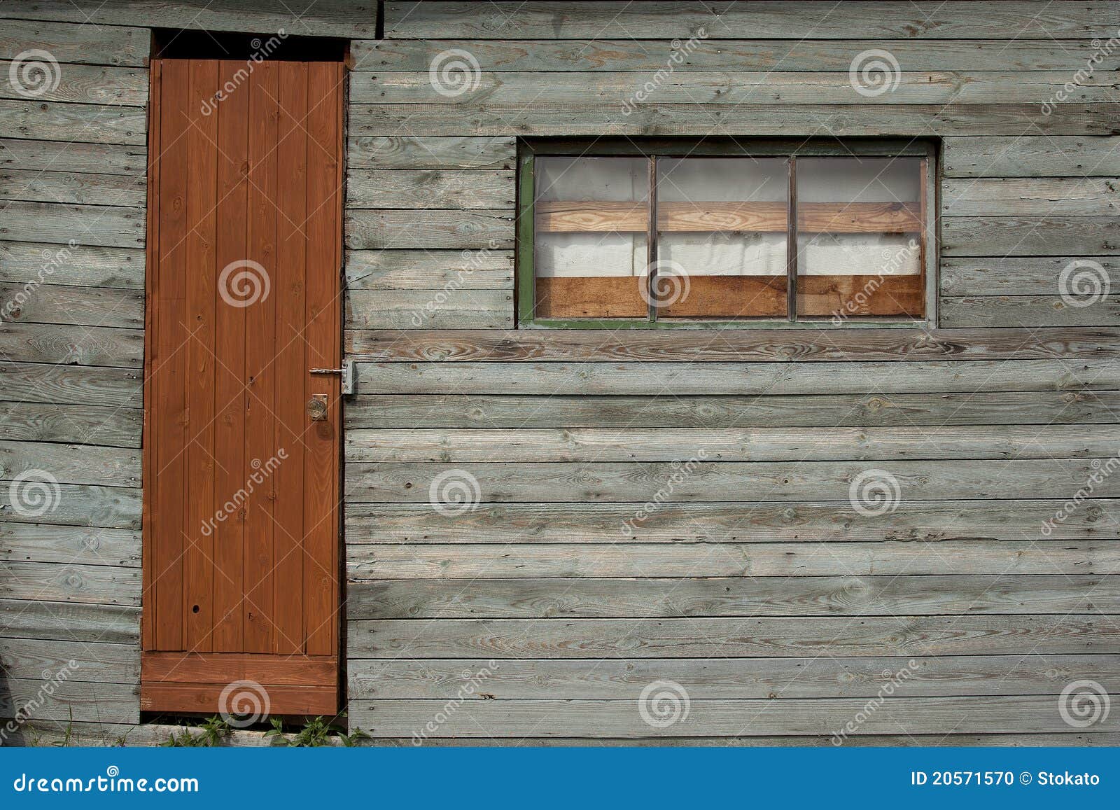 Background of Old Wall with Window and Door Stock Photo - Image of ...