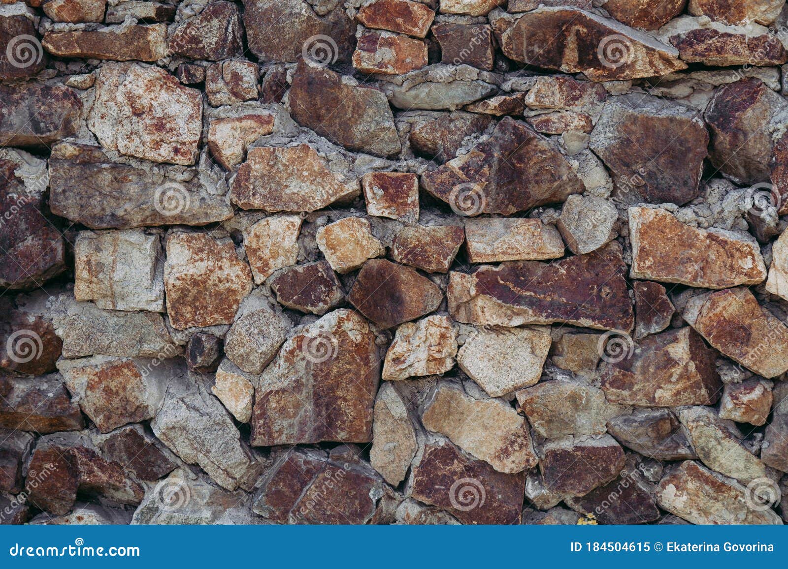 Background of Old Worn Stone Wall Texture. Stock Image - Image of ...