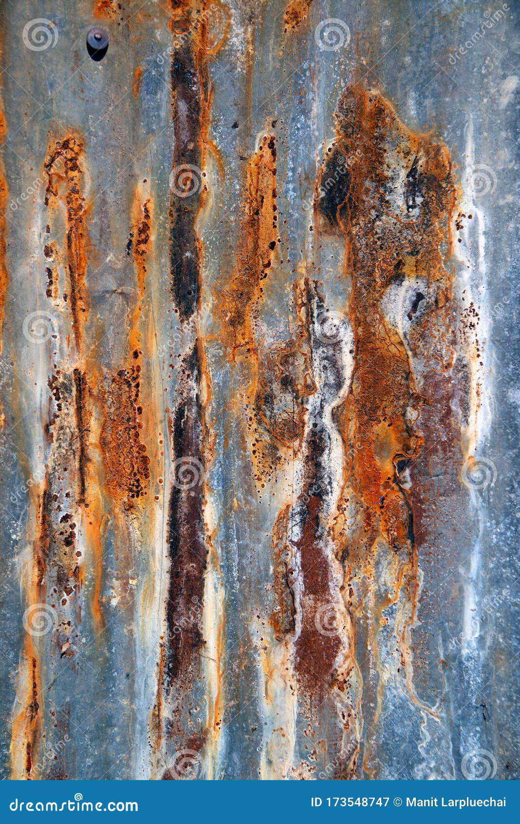Old Zinc Sheets Texture Background, Rusty on Galvanized Metal Surface ...