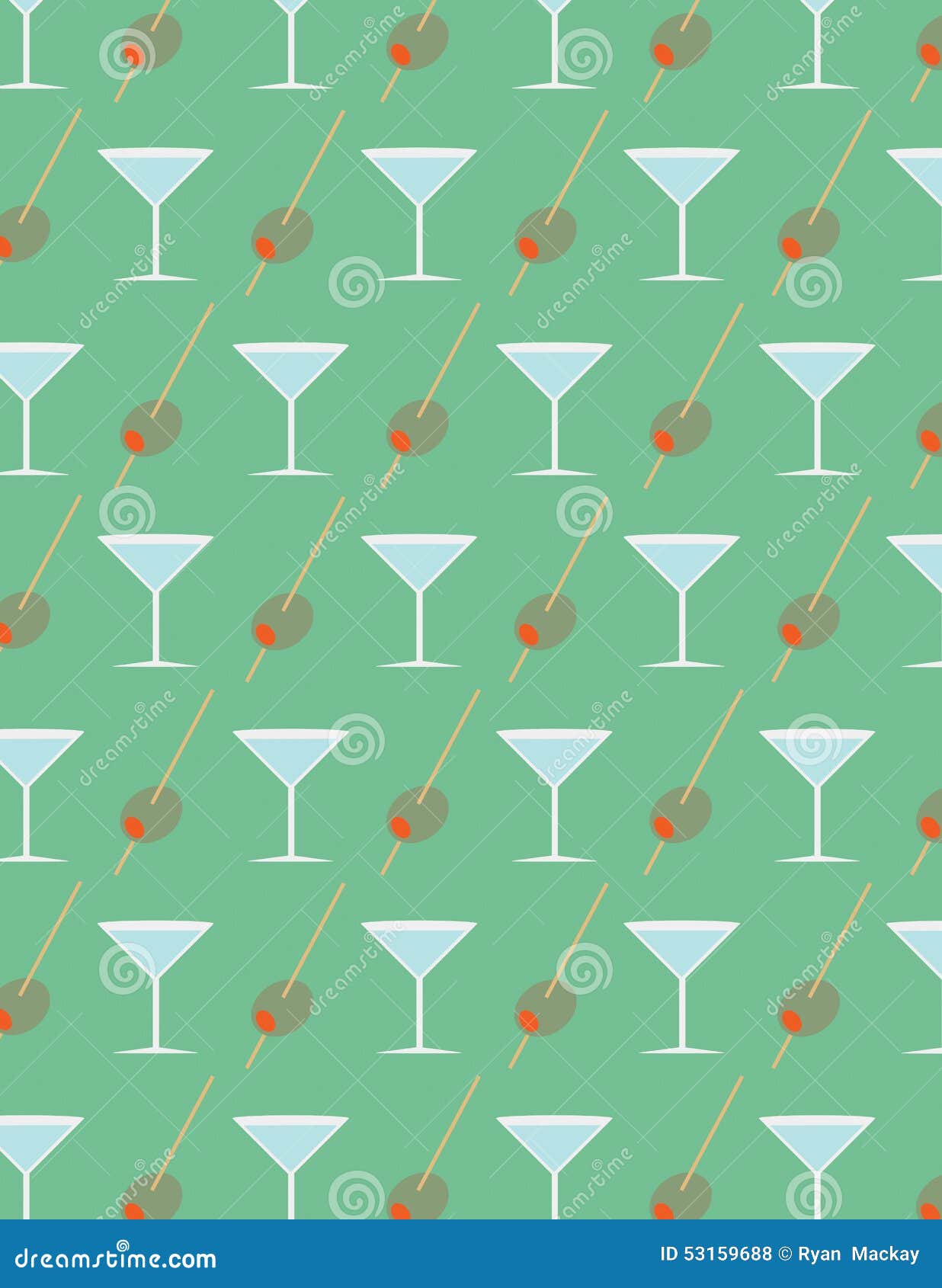 Pop Art Martini Pattern Stock Image | CartoonDealer.com #317077975