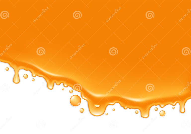 Background, orange drops stock vector. Illustration of paint - 13265675