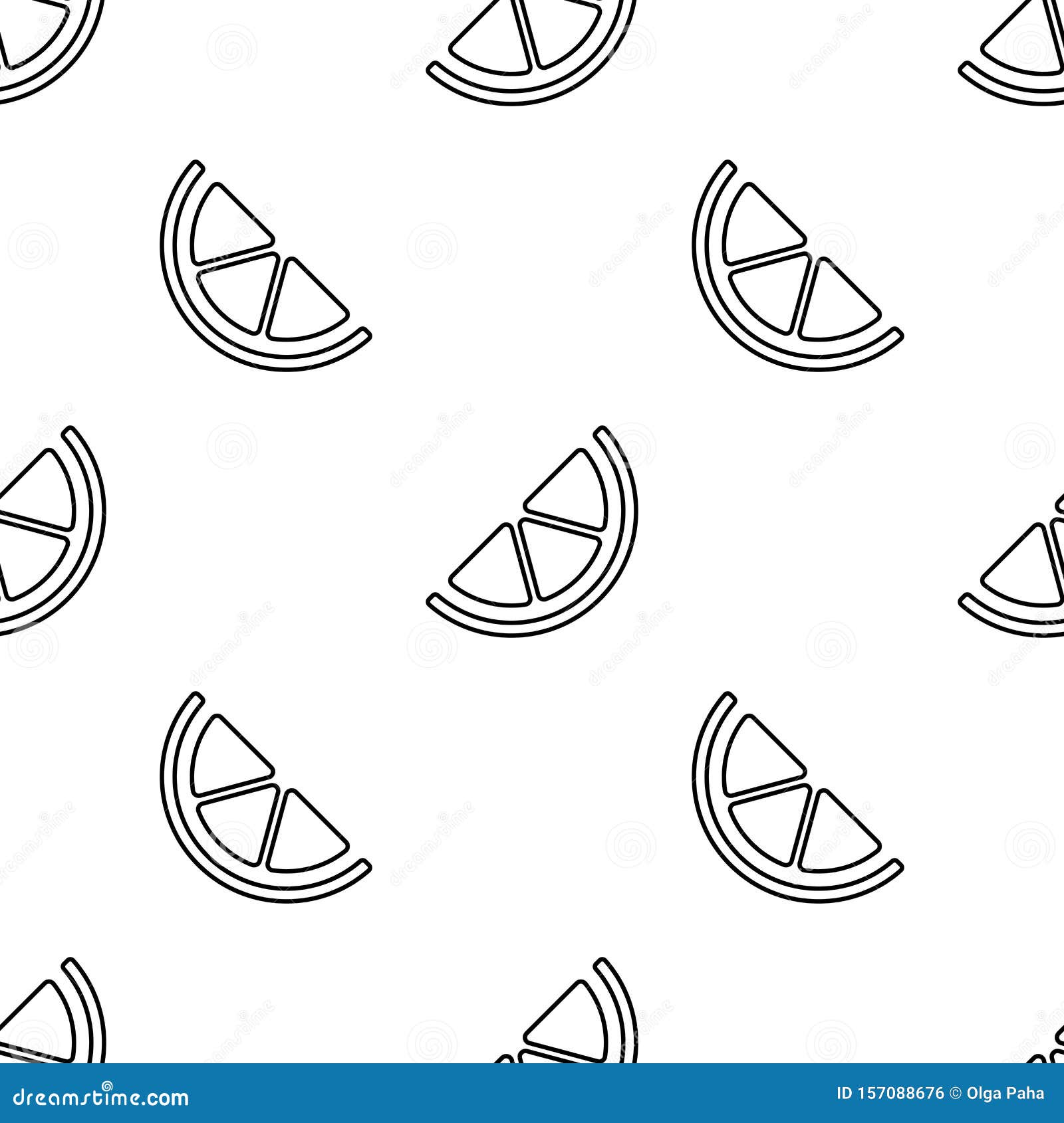 Background Orange Half Contour Stock Vector - Illustration of minimal ...