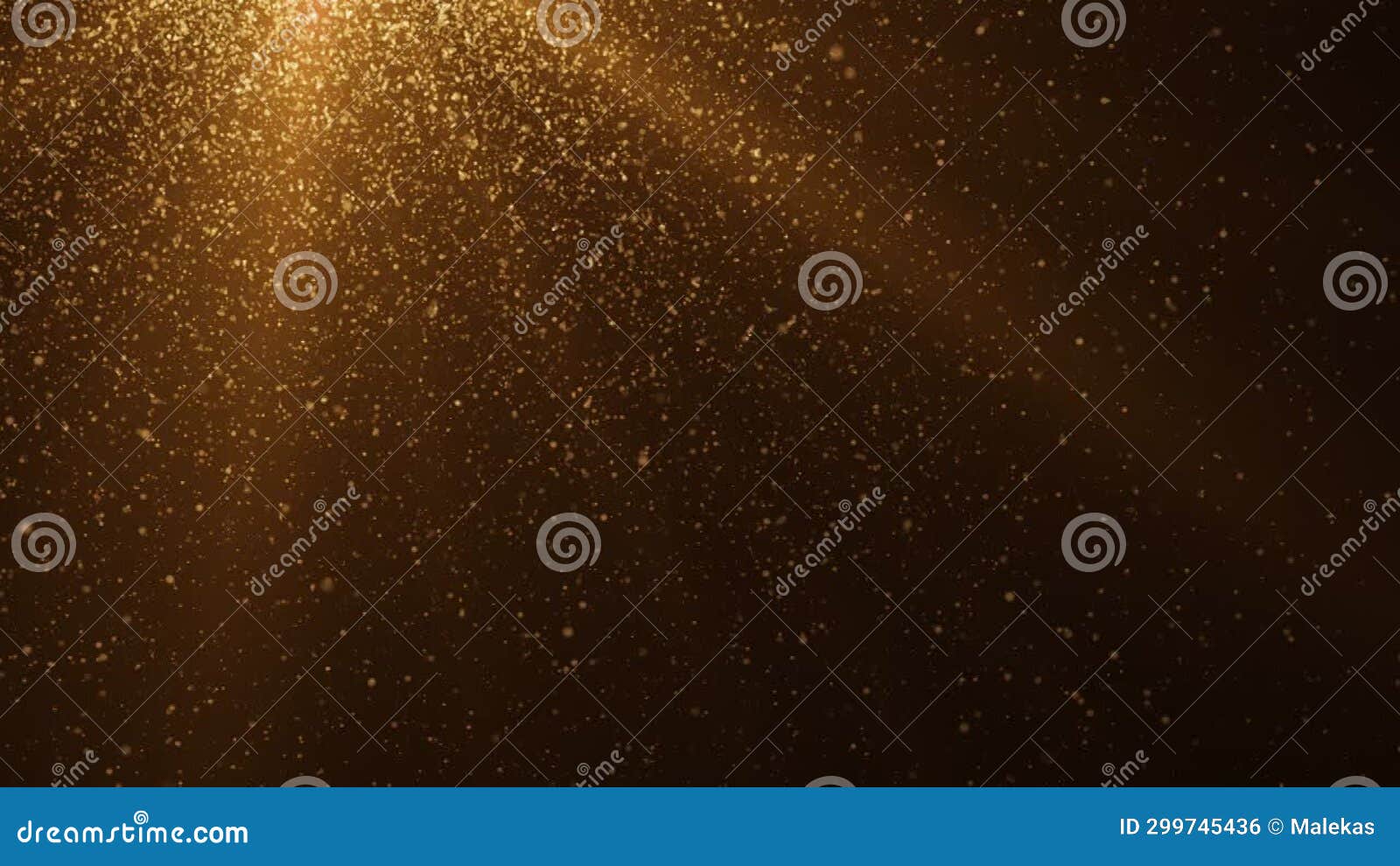Background of Orange Light Rays and Falling Particles Animated in Loop ...