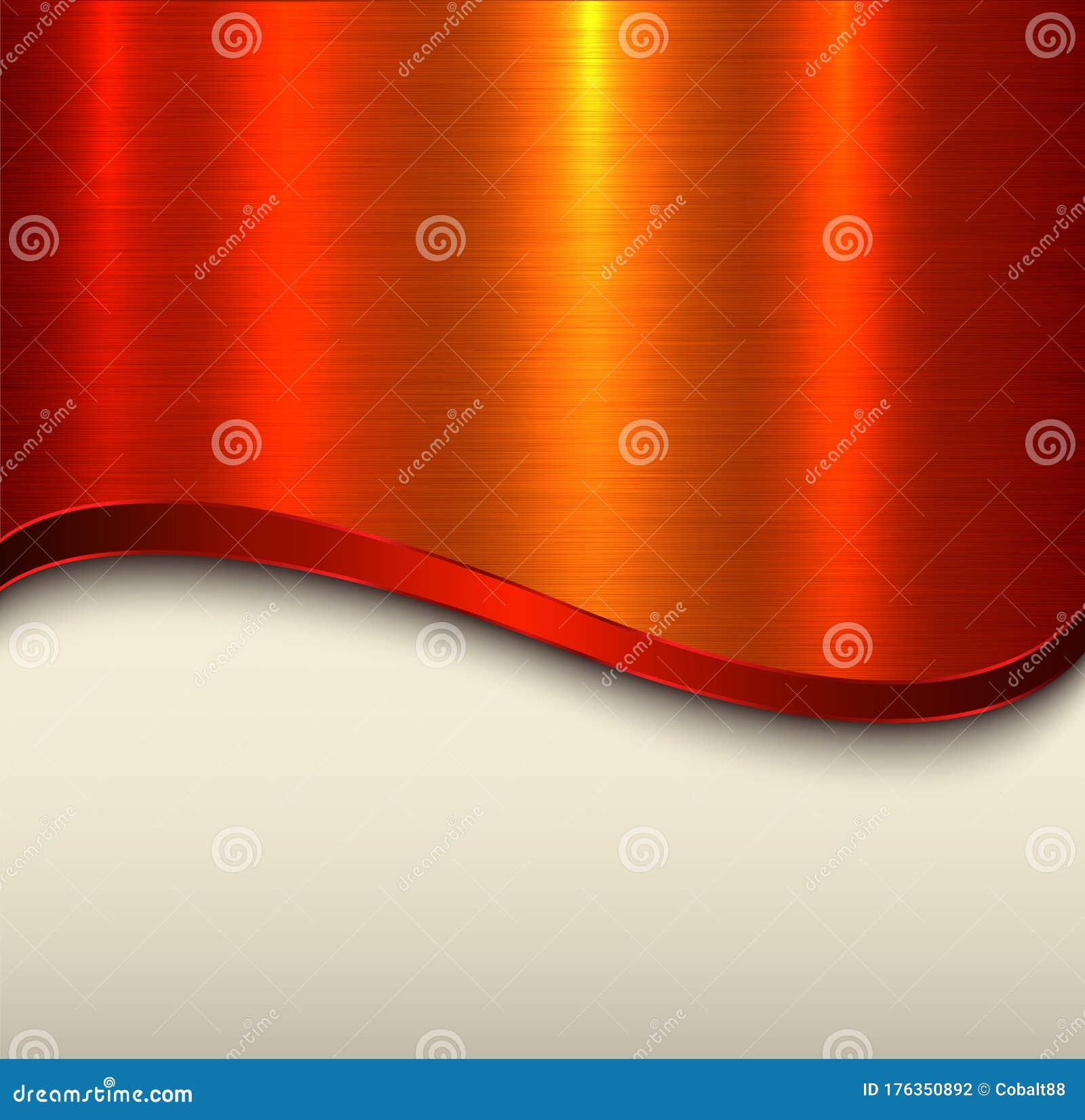 Background orange metal stock vector. Illustration of industrial ...