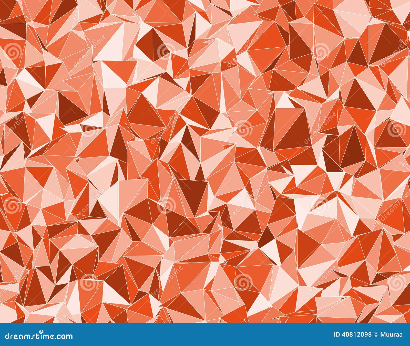 Background with Orange Triangles Stock Vector - Illustration of polygon ...