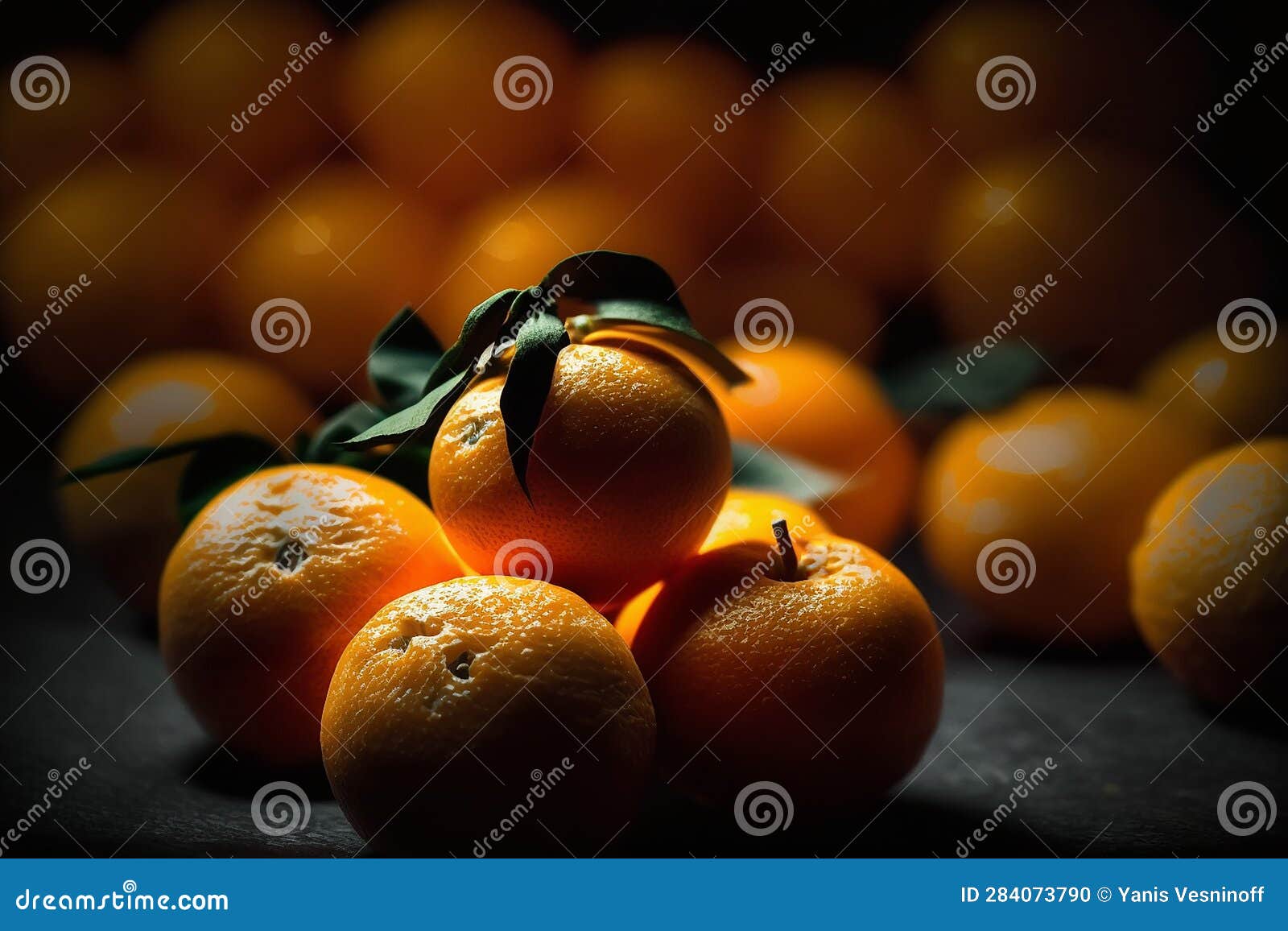 Background - Oranges (AI Generated) Stock Illustration - Illustration ...