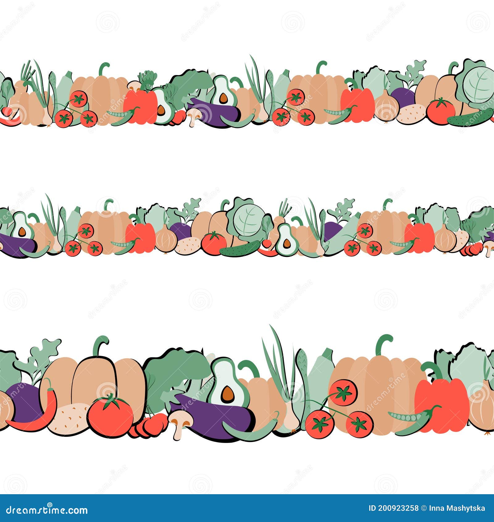 Background with Organic Food. Pattern with Vegetables Stock ...