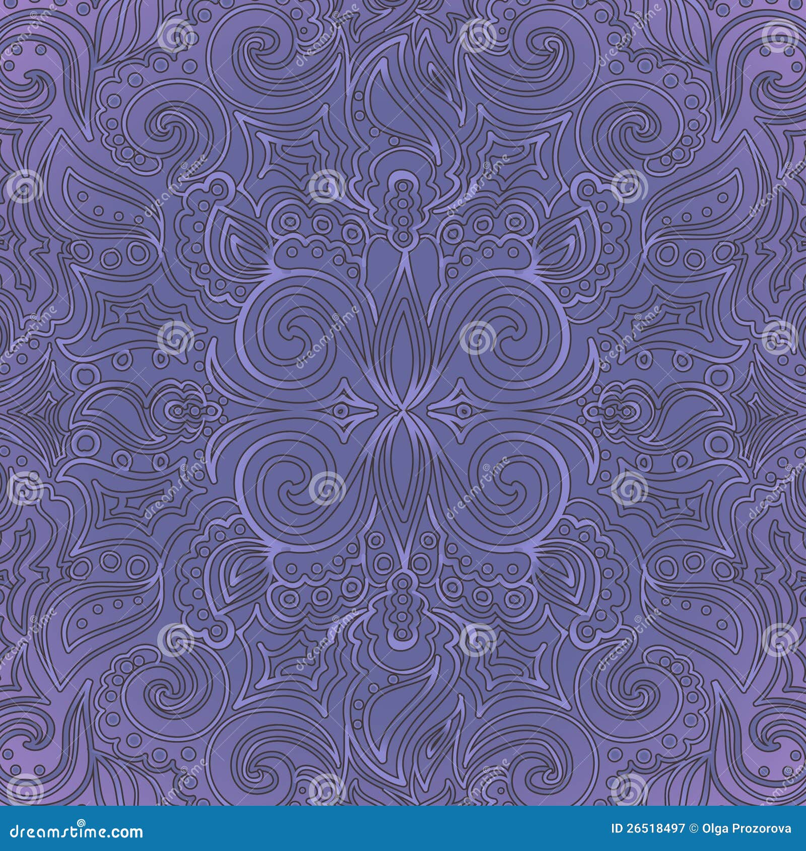 Background with Ornate Pattern Stock Vector - Illustration of east ...