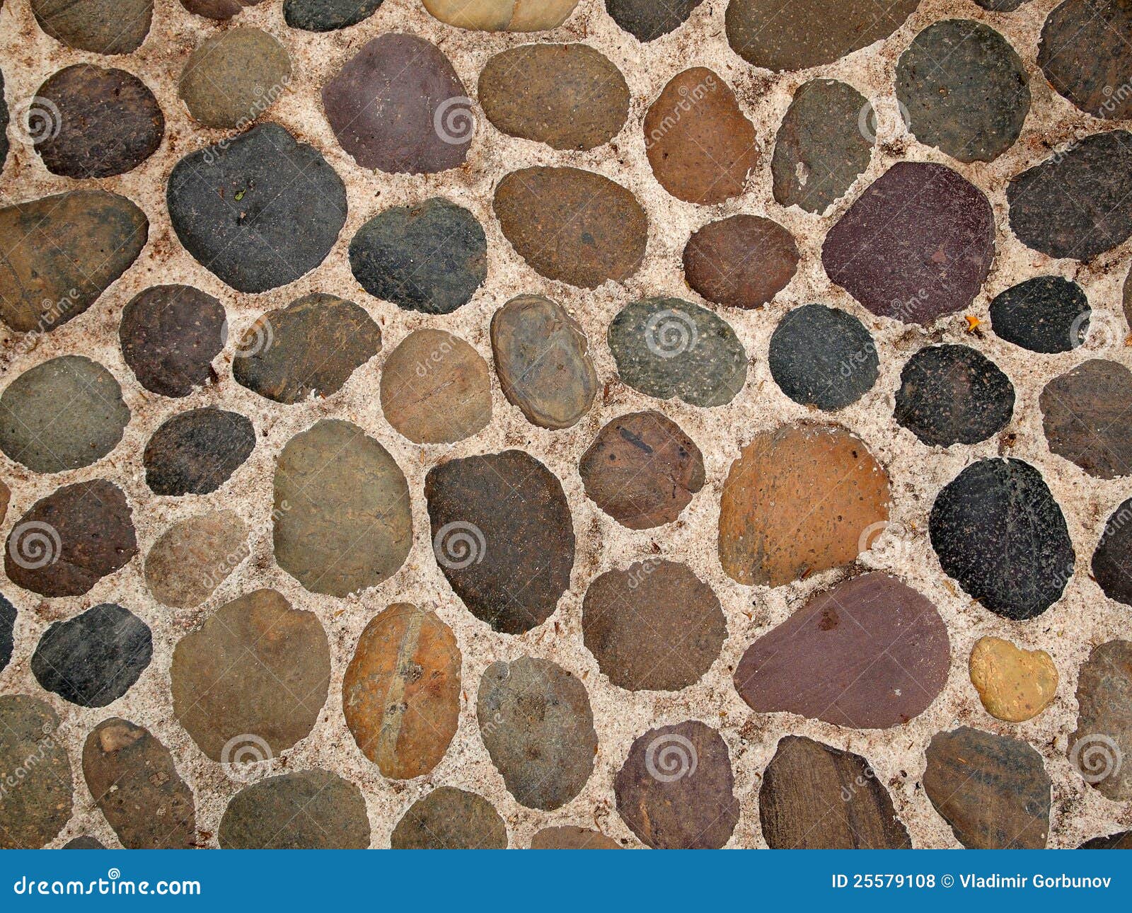 Background from Oval Stones Stock Photo - Image of abstract, background ...