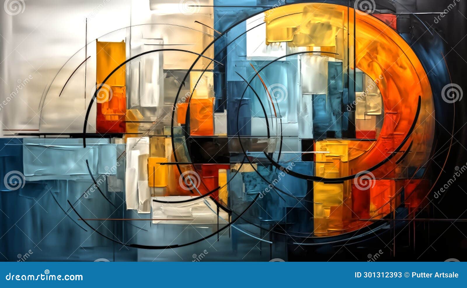 An Background Overlapping in the Art Sunrays Shine upon Stock ...