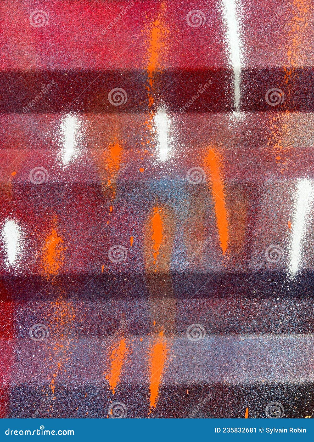 Background Paint Wall Abstract Color Pattern in Graffiti Style Red ...