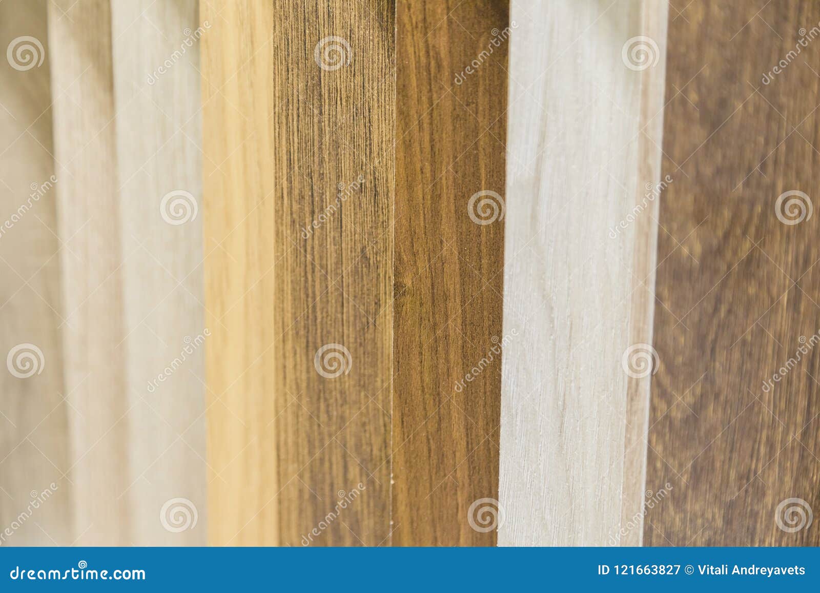 Background of Panels of Different Colors, Panels of Wood. Stock Image ...