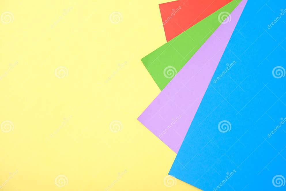 Background of Paper of Different Colors Stock Image - Image of pattern ...