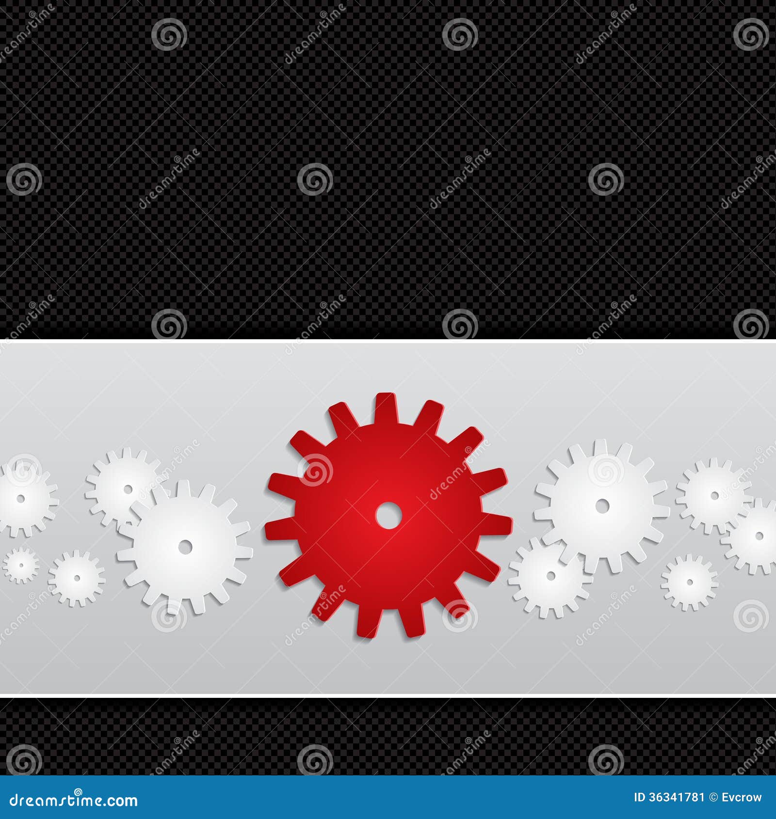 Background with Paper Gears Stock Vector - Illustration of industry ...