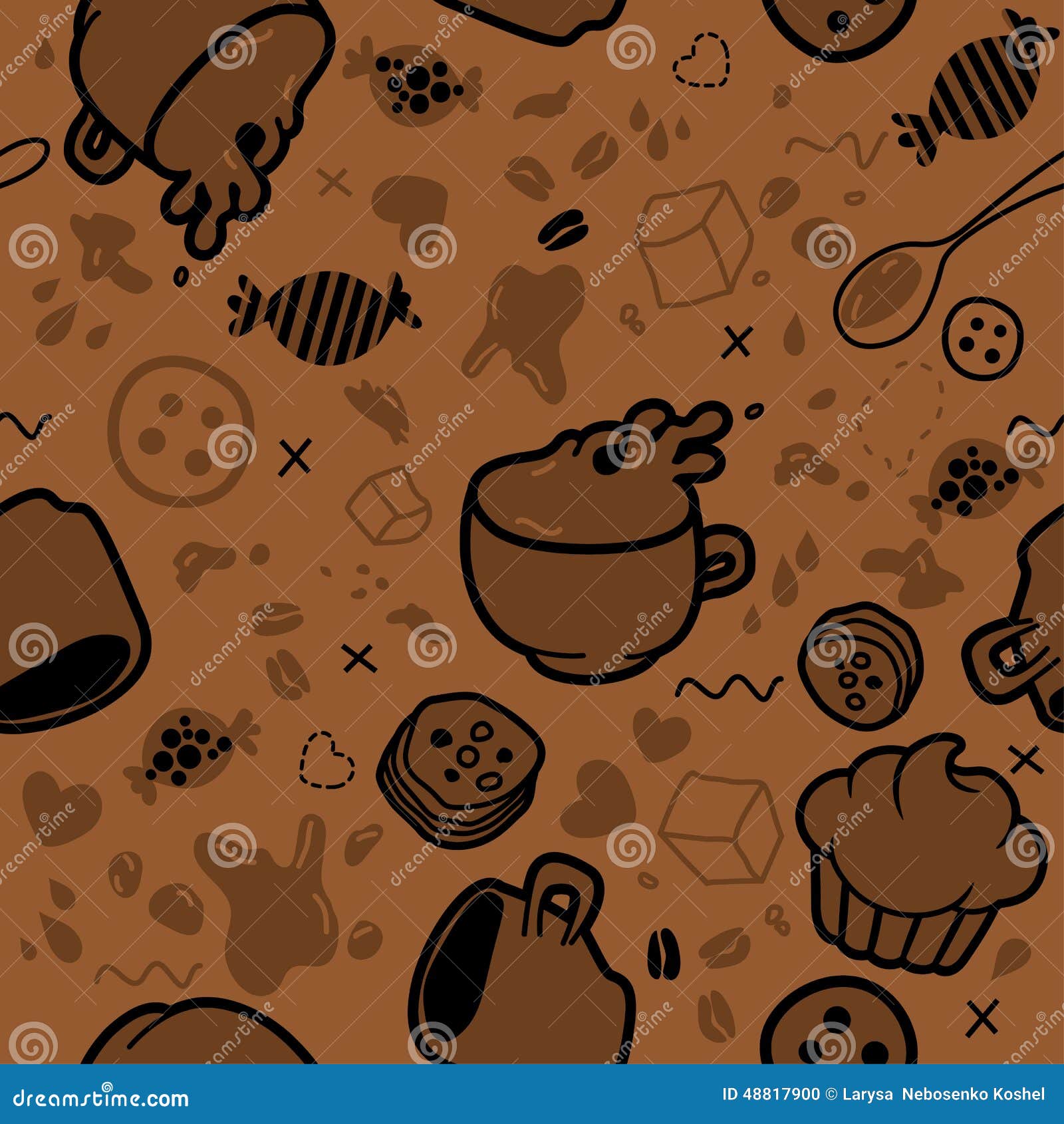 Background paper packaging stock vector. Illustration of candy - 48817900