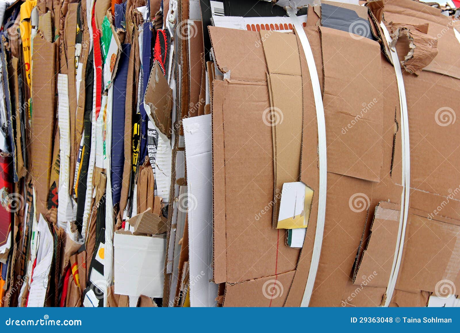 Background of Paperboard for Recycling Stock Photo - Image of grunge ...