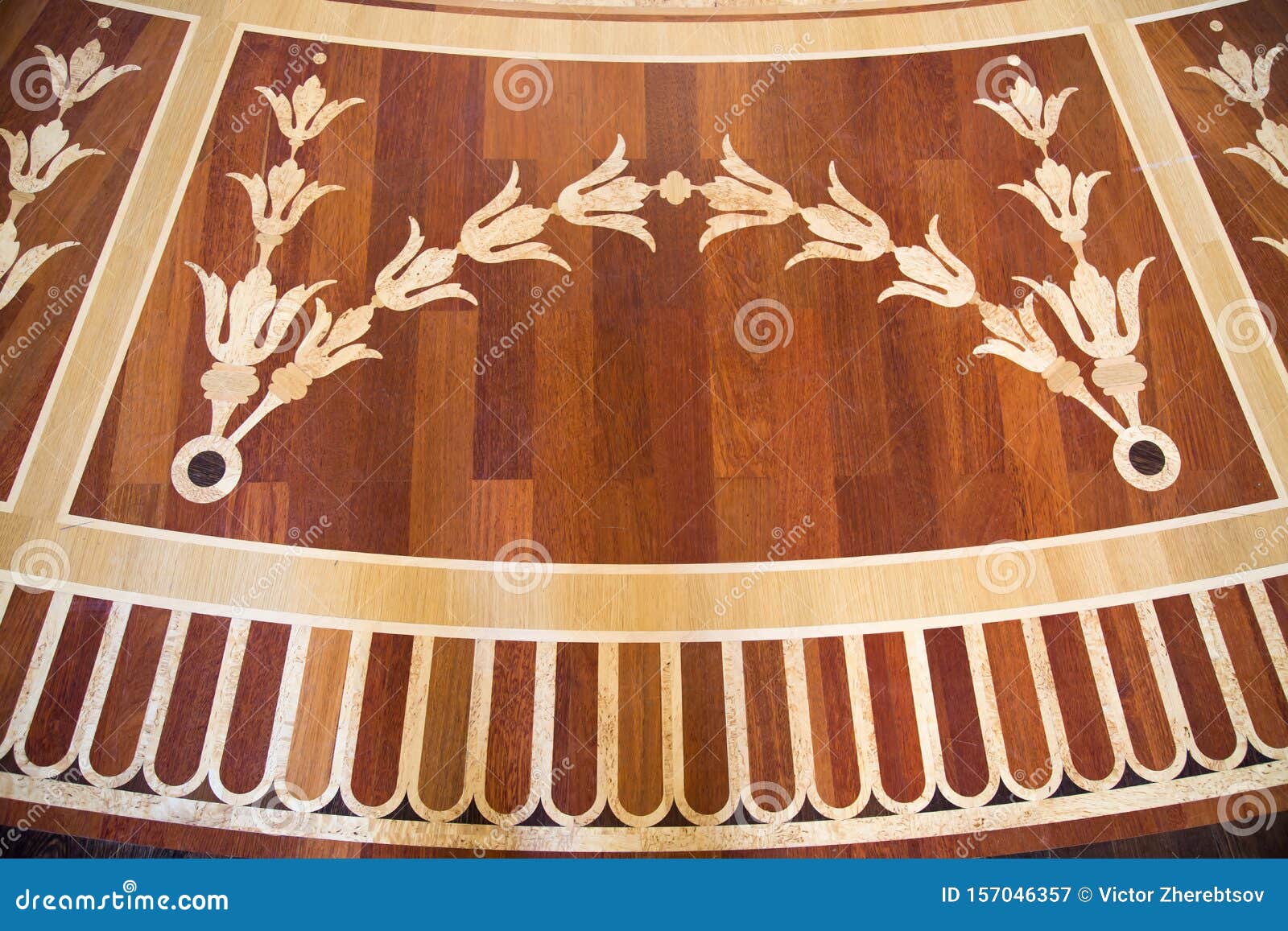 Background of Parquet Various Wood Lily Pattern Chain. Backgrounds ...