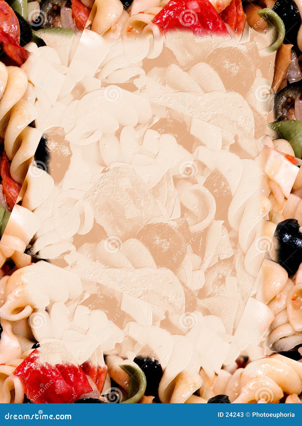 Background: Pasta Fade stock illustration. Illustration of salade - 24243