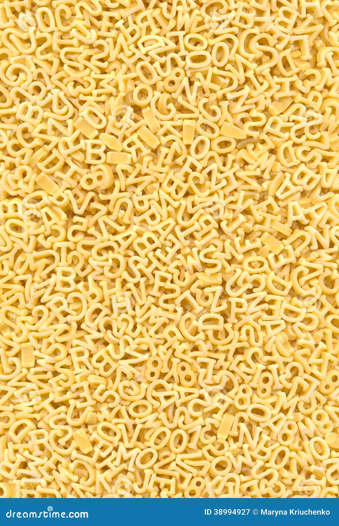 Background of Pasta in the Form of Letters Stock Image - Image of food ...