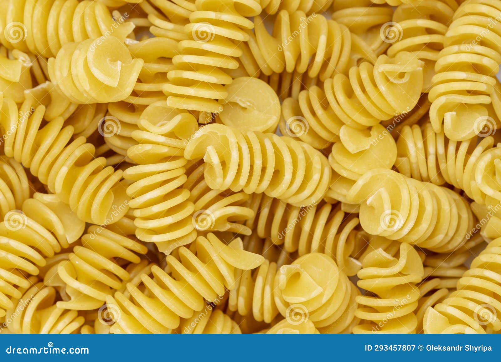 Background from Pasta. Fusilli Spirale Texture Stock Image - Image of ...