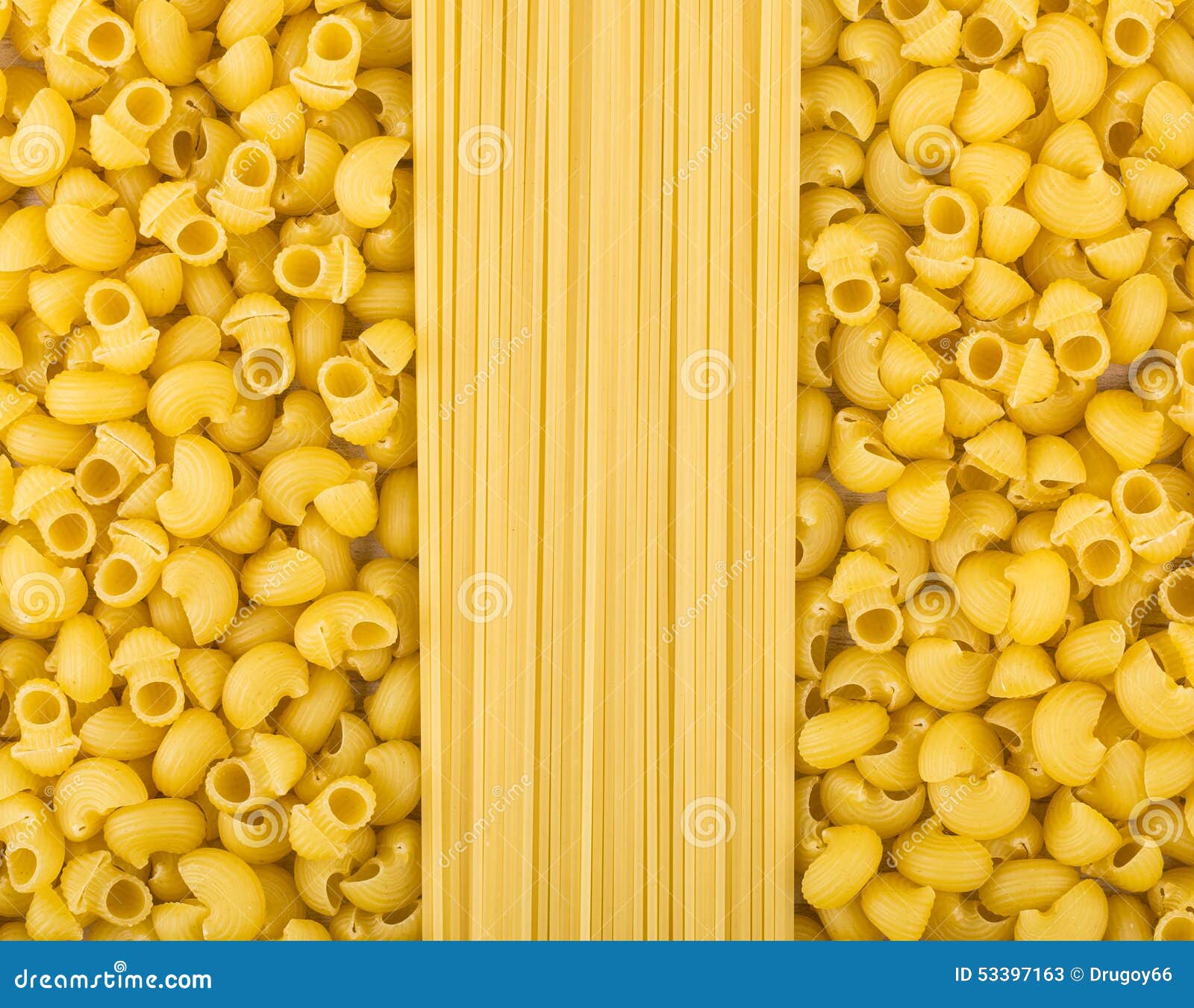 Background Pasta of Tubes and Spaghetti Stock Image - Image of meal ...