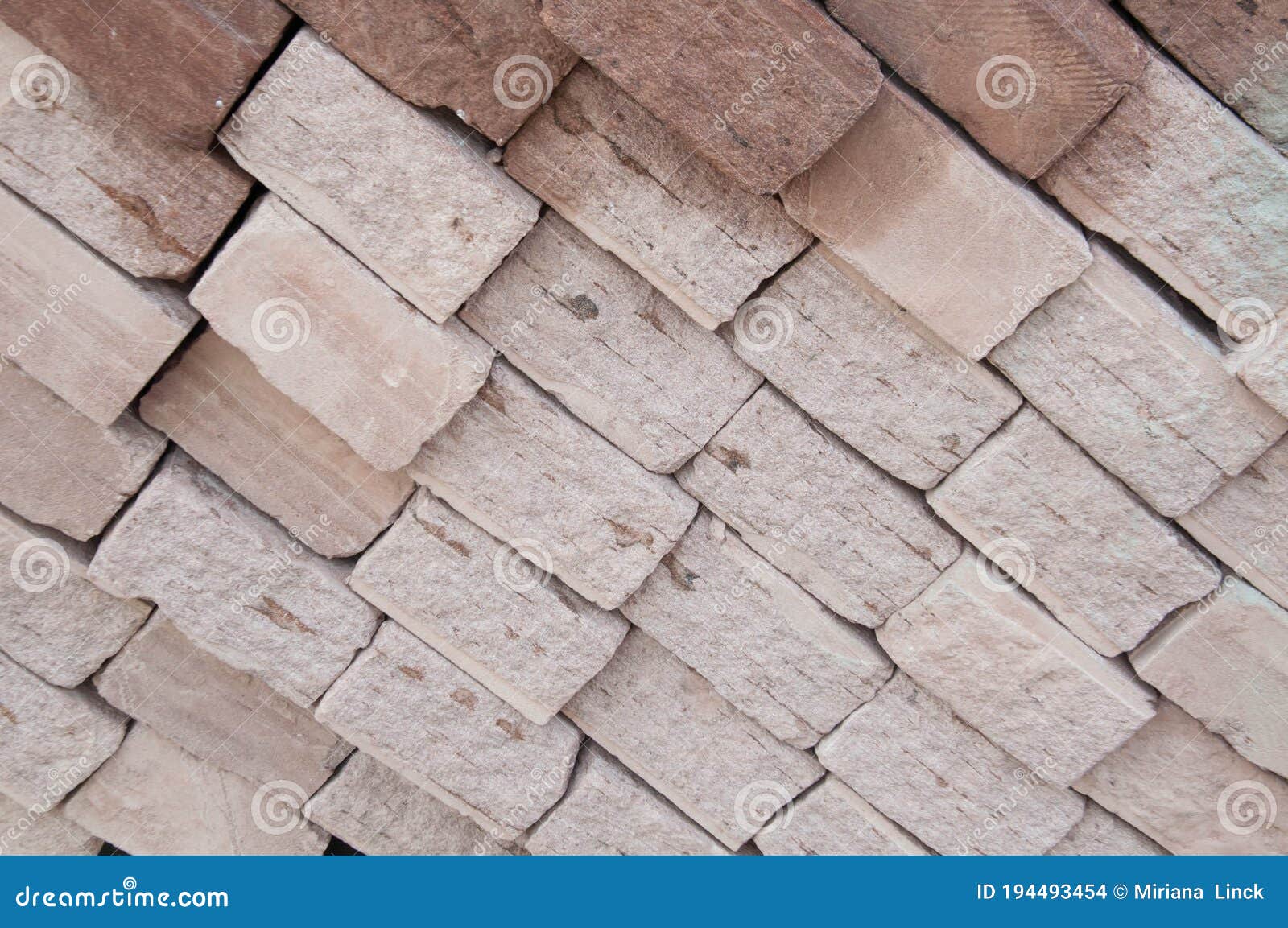 Background of Pastel-colored Stone Blocks Stock Photo - Image of stone ...